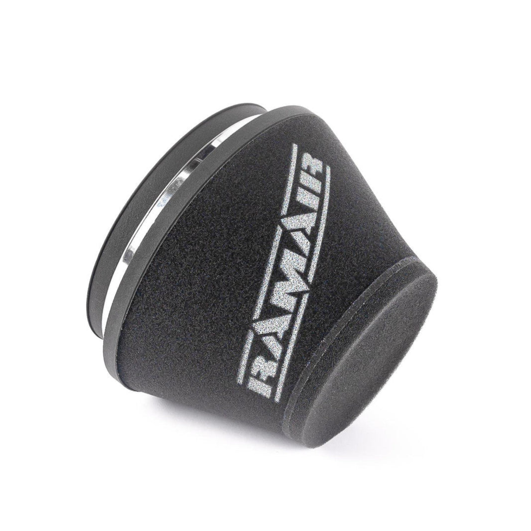 Ramair 70mm ID Neck Medium Cone Air Filter with Velocity Stack and Cou ...
